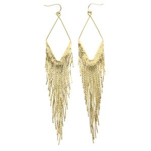 Express | Jewelry | Express Dangleearrings Gold Nwot | Poshmark